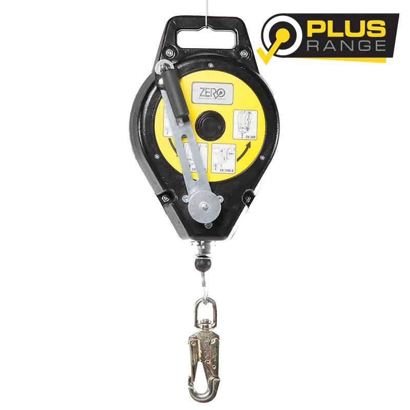 Blockmaxr2 - Retractable type 3 self-locking fall arrester / rescue lifting device 25m | Zero